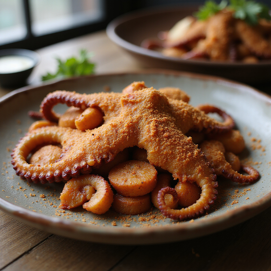 Fried Octopus Recipe: Crispy Fried Delight in 20 Minutes - Drool Recipes
