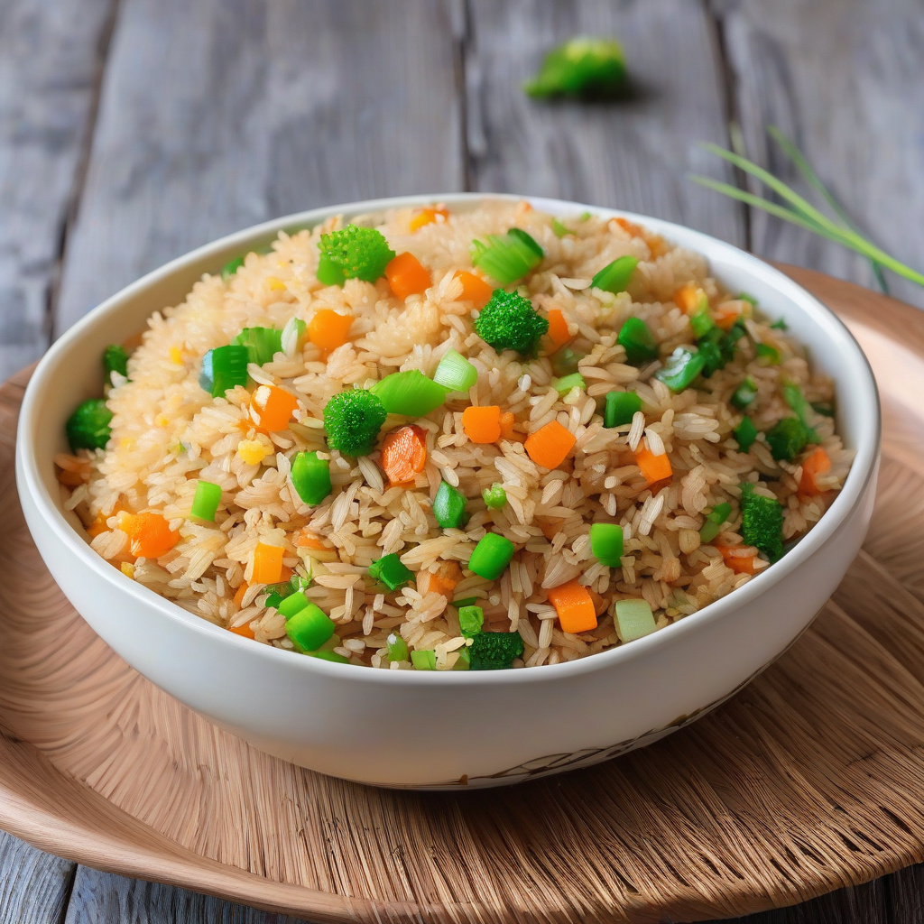 Fried Rice Recipe No Egg: Restaurant-Style Flavors in Minutes - Drool ...