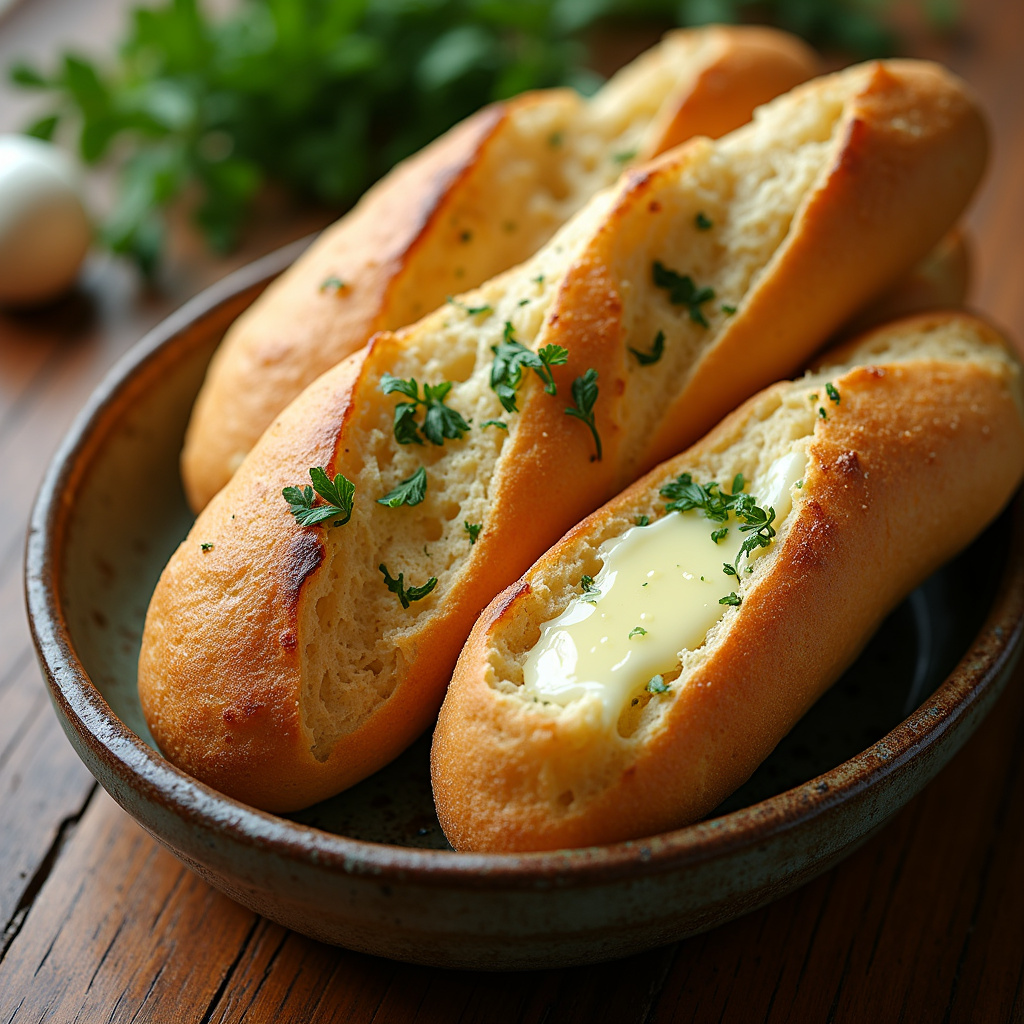 Garlic Bread Baguette Recipe: Crusty Perfection in 15 Minutes - Drool ...