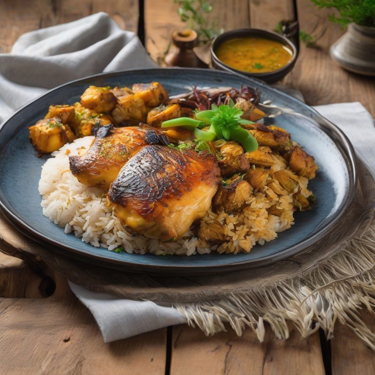 Halal Chicken and Rice Recipe: Flavorful One-Pot Wonder - Drool Recipes