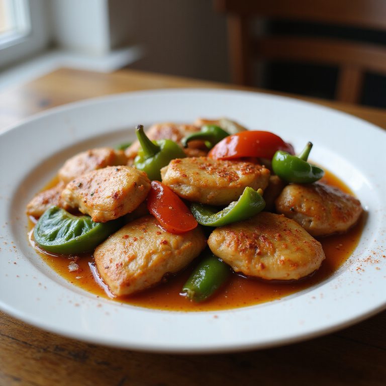 Peppers and Chicken Recipe: Sizzling Skillet Dinner in 30 Minutes ...