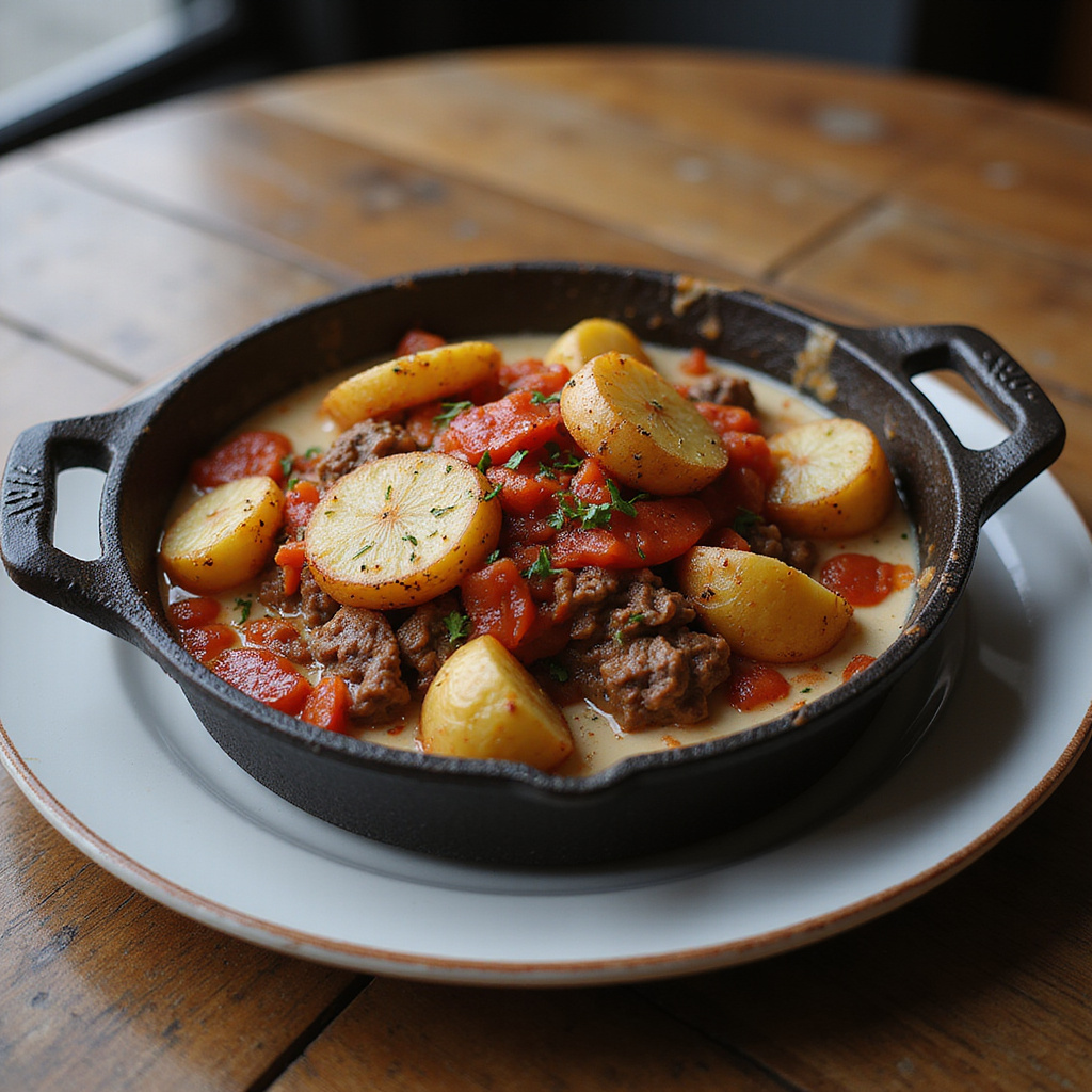 Potatoes and Ground Beef Recipe: Hearty Comfort Food in One Pan - Drool ...
