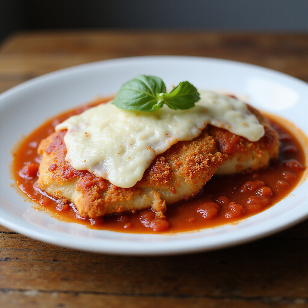 Recipe Chicken Parmigiana: Crispy Breading and Melty Cheese Delight ...