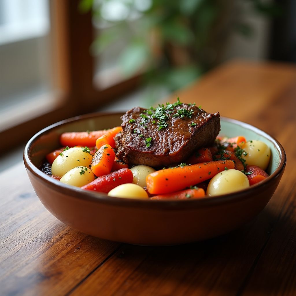 Recipe for Pot Roast in a Slow Cooker: Fall-Apart Tender in 8 Hours ...