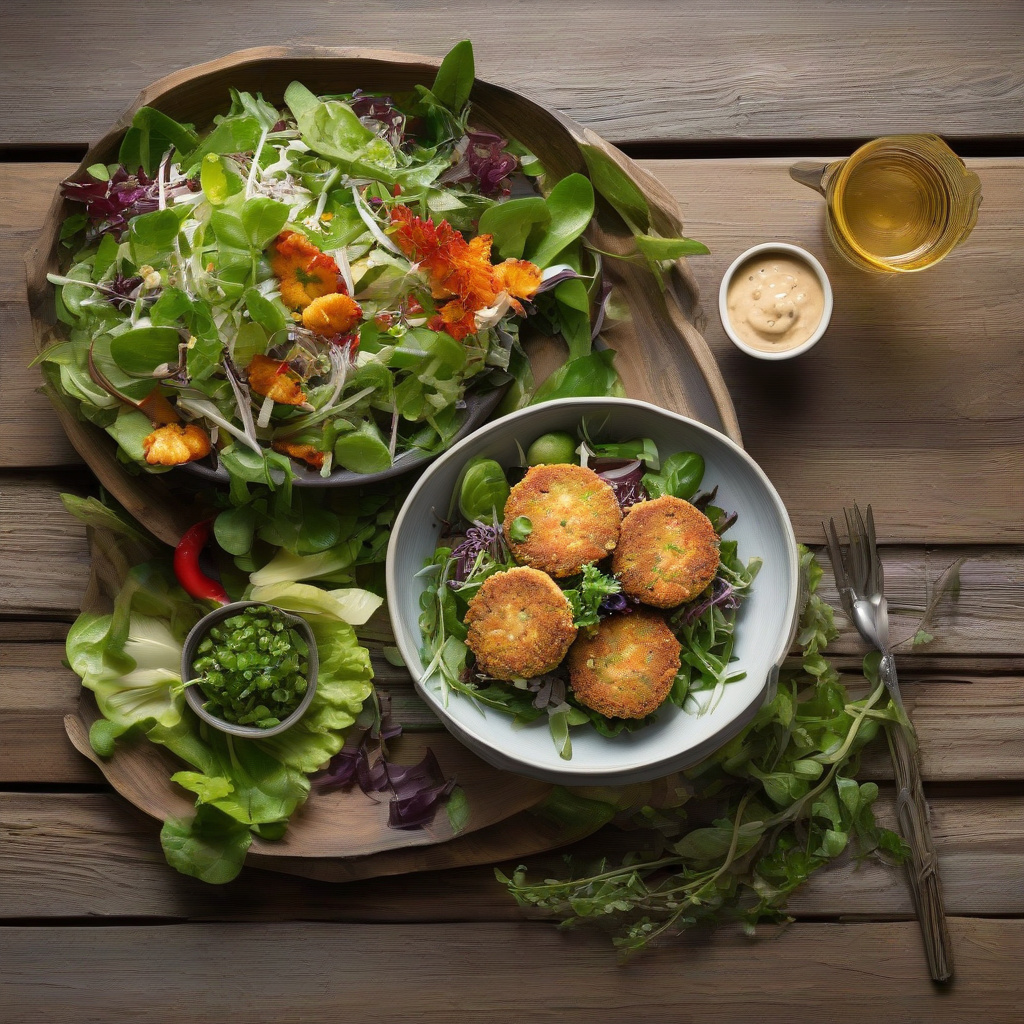 Crab Cake Salad Recipe: Coastal Flavors in Every Bite - Drool Recipes