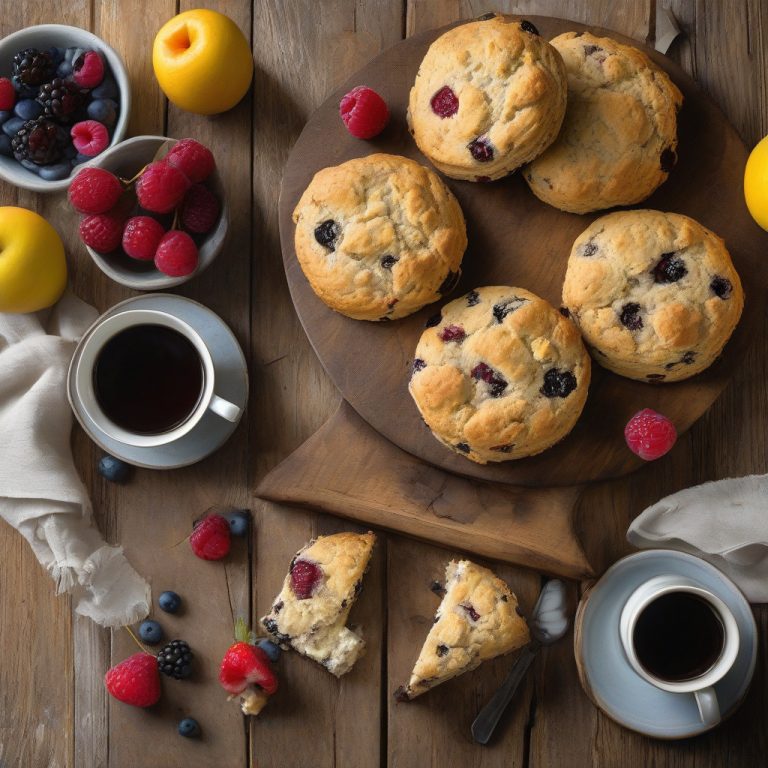 Fruit Scones Recipe: Flaky, Buttery Perfection in 30 Minutes - Drool ...