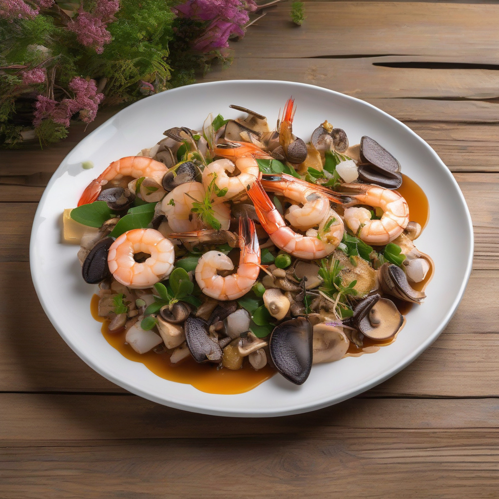 Mushroom and Shrimp Recipe: Seafood Symphony in 20 Minutes - Drool Recipes