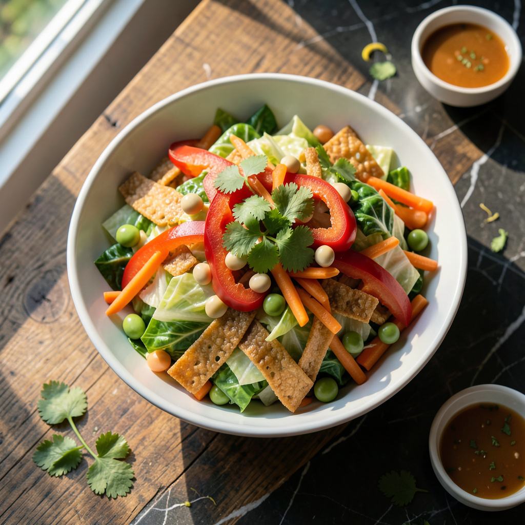 Asian Salad Recipe: Crunchy Fresh Fusion in Minutes - Drool Recipes