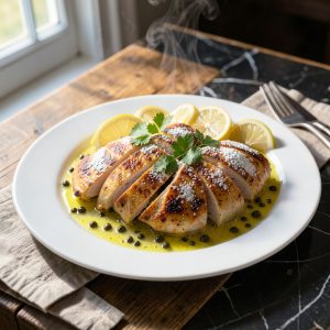 Chicken Piccata Recipe: Bright Lemon-Caper Sauce Over Tender Cutlets ...