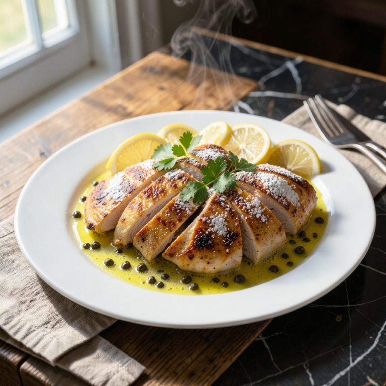 Chicken Piccata Recipe: Bright Lemon-Caper Sauce Over Tender Cutlets ...