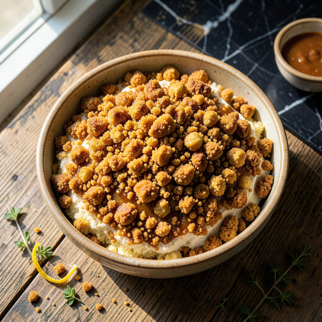 Crumb Cake Recipe: Gooey Center and Crunchy Topping - Drool Recipes
