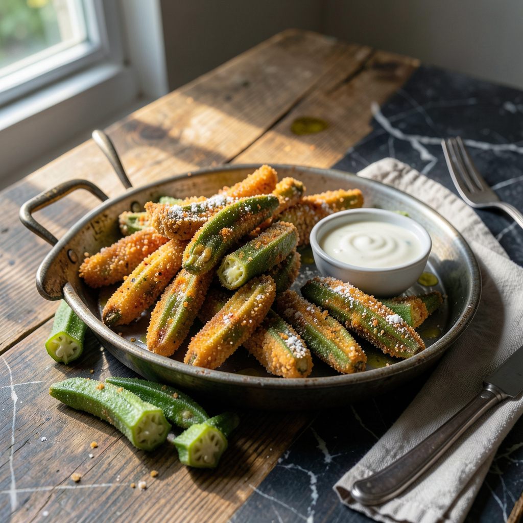 Fried Okra Recipe: Crispy Southern-Style Delight - Drool Recipes