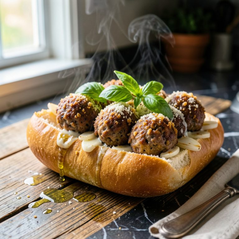 Meatball Sub Recipe Without Tomato Sauce: Cheesy Italian-Style Sandwich ...