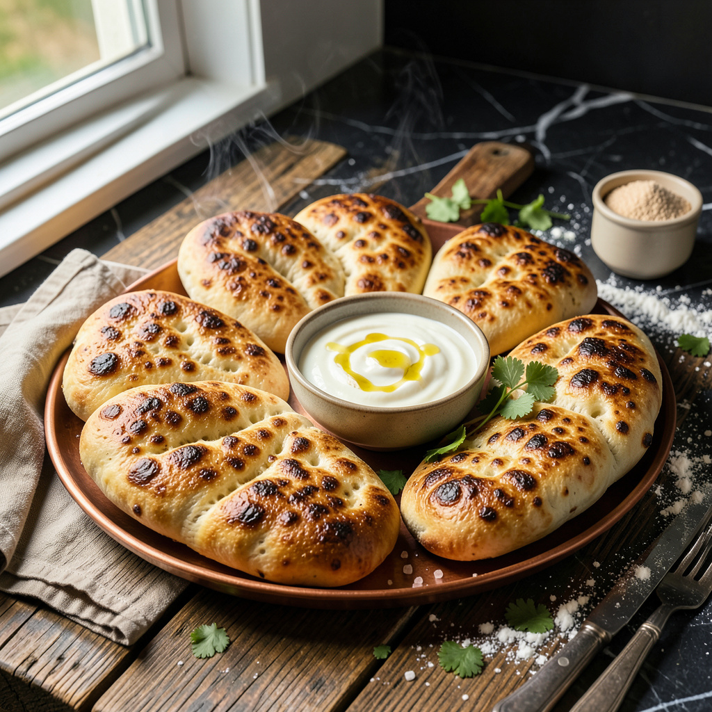 Naan Bread Recipe: Soft and Fluffy Indian-Style Flatbread - Drool Recipes