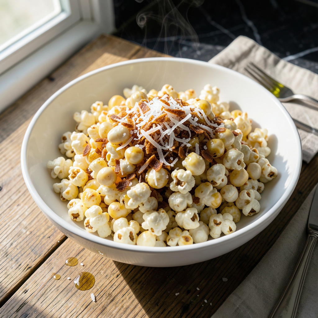 Coconut Popcorn Recipe: Irresistibly Sweet and Crunchy Snack - Drool ...