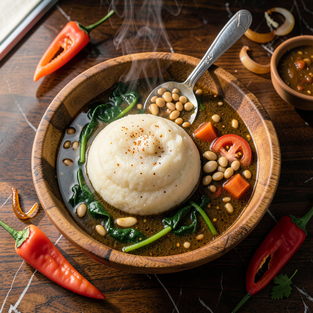 Recipe for Fufu and Egusi Soup: Authentic West African Flavor - Drool ...