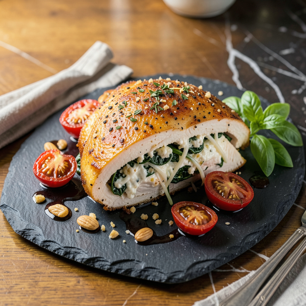 Stuffed Chicken Breast Recipe: Creamy Spinach and Cheese Perfection ...