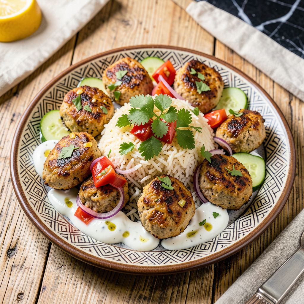 Chicken Kofta Recipe Middle Eastern: Juicy Spiced Patties With Tahini ...