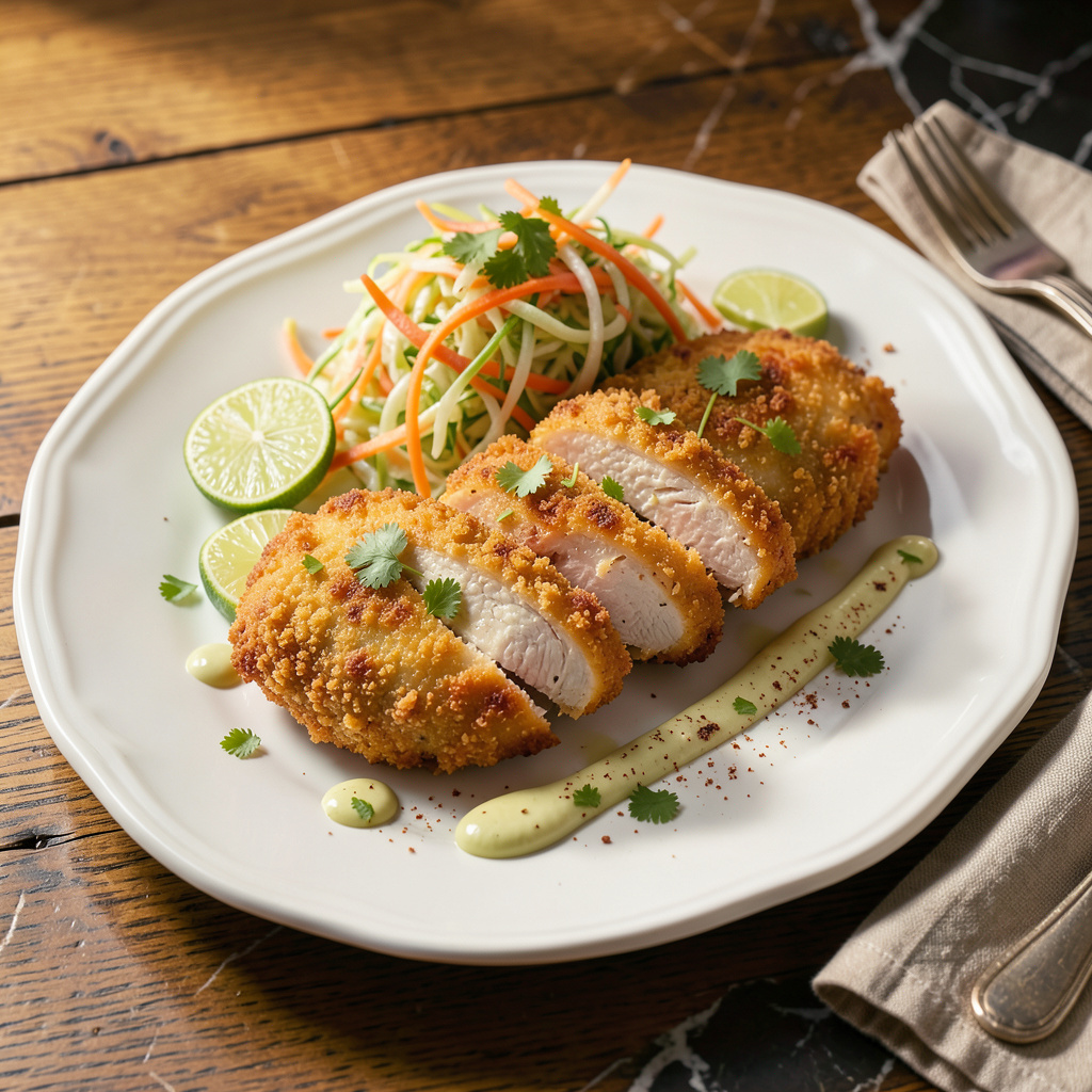 Chicken Milanesa Recipe: Crispy Golden Cutlets With Zesty Lime Kick ...