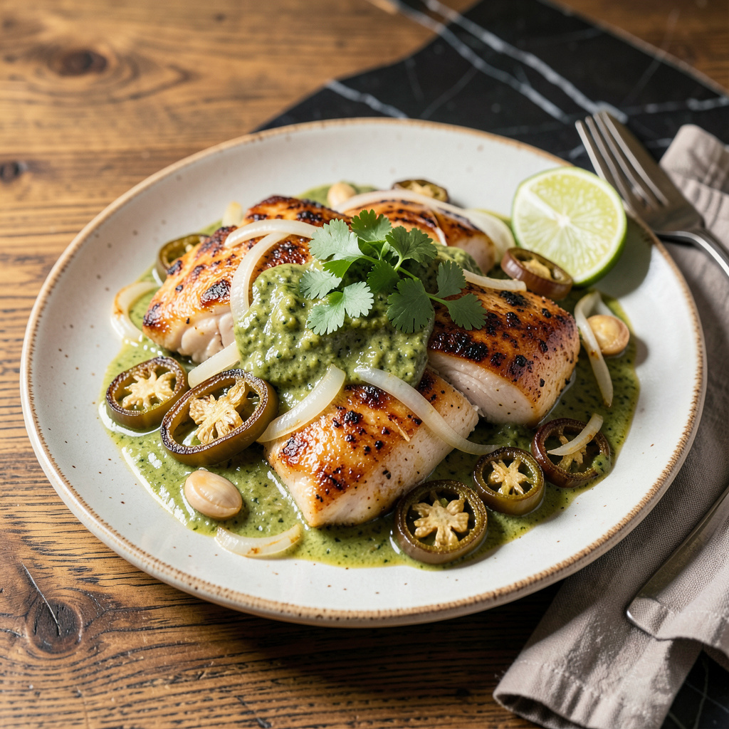 Chicken Verde Recipe: Tangy Tomatillo Sauce Over Tender Chicken - Drool ...