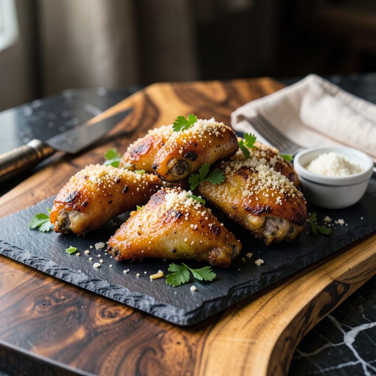 Chicken Wing Recipe Garlic Parmesan: Crispy, Cheesy Game-Day Favorite ...