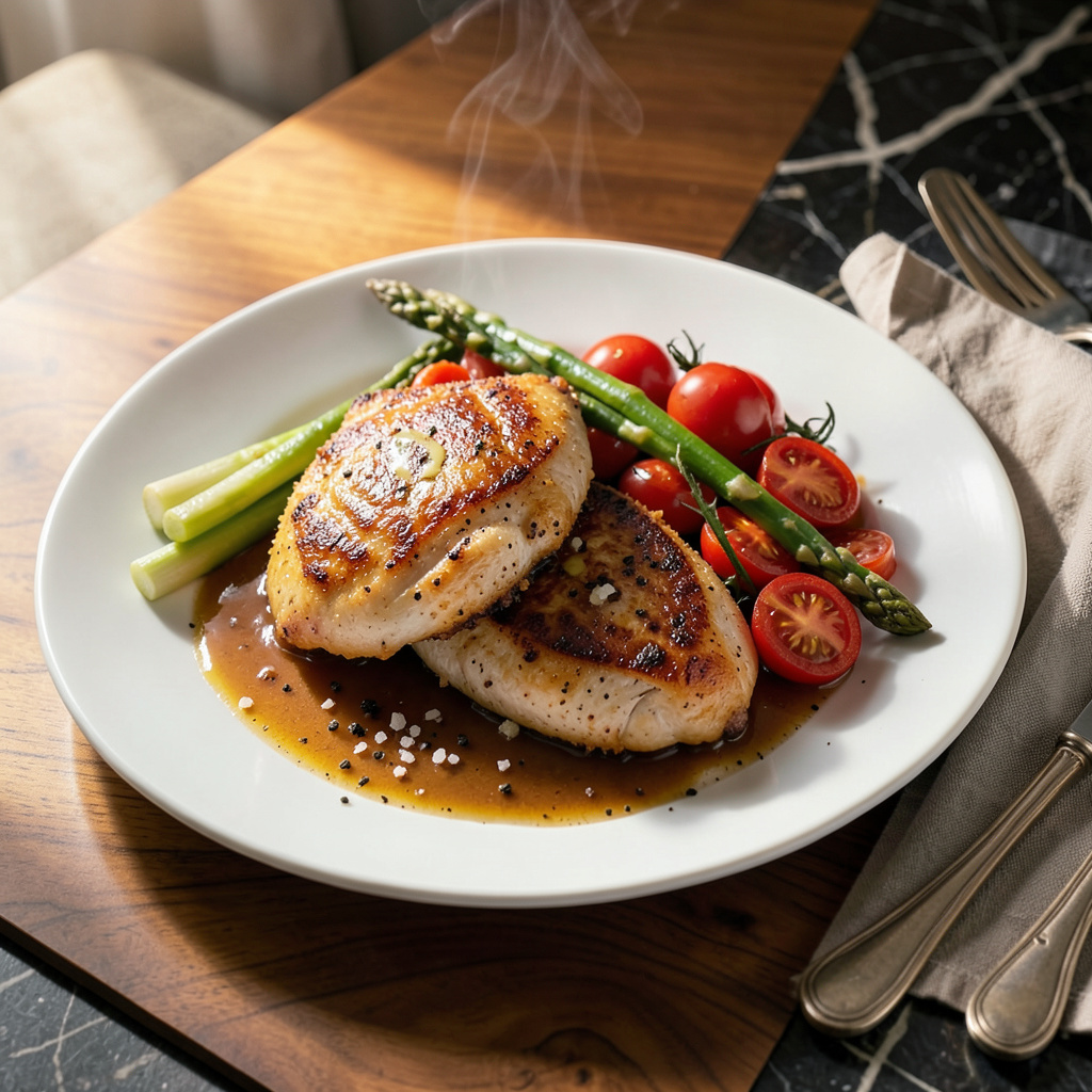 Date Night Chicken Recipe: Pan-Seared Elegance With Garlic Butter Sauce ...