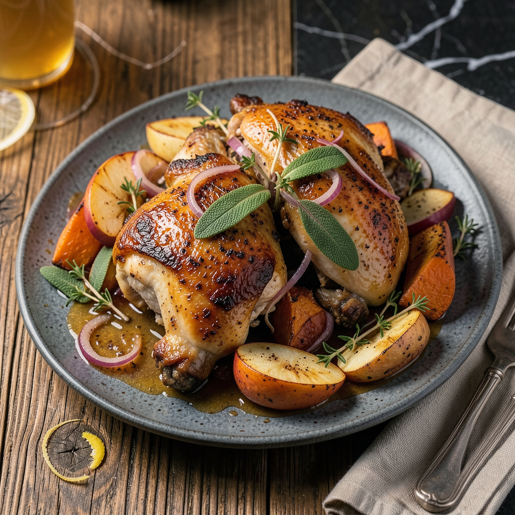 Fall Chicken Recipe: Cozy One-Pan Dinner With Autumn Flavors - Drool ...