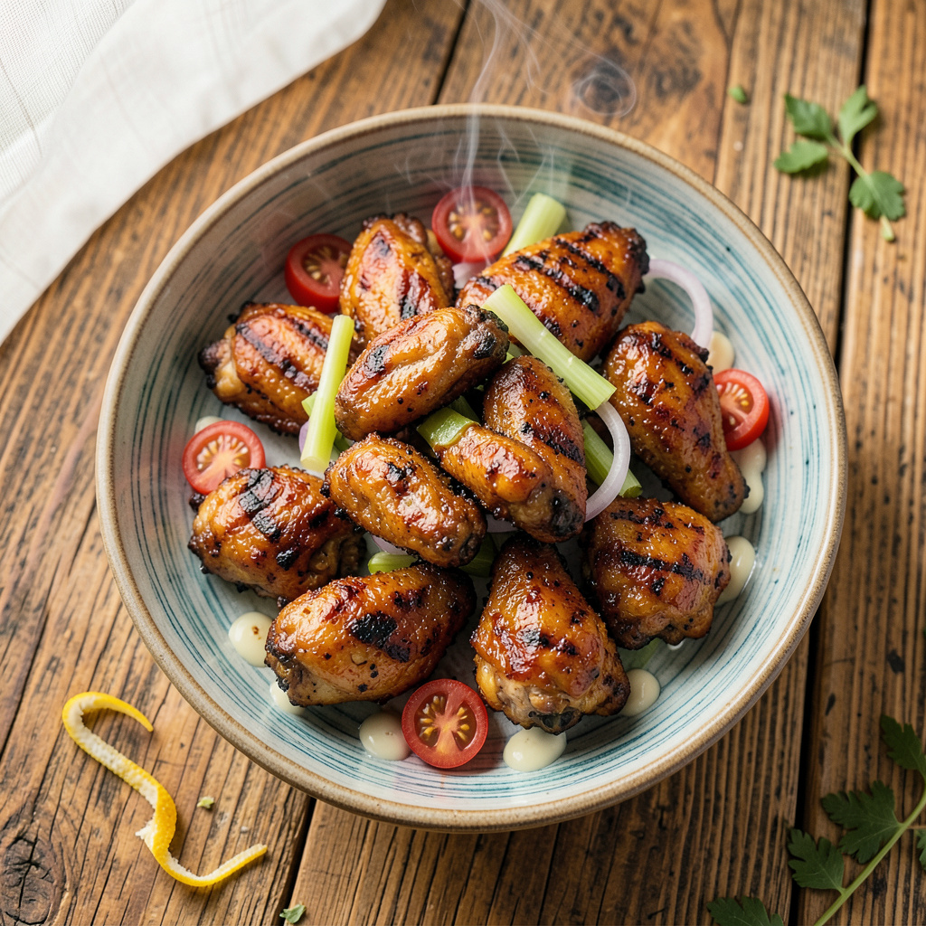 Grilled BBQ Chicken Wings: Smoky, Sticky Perfection in 25 Minutes ...