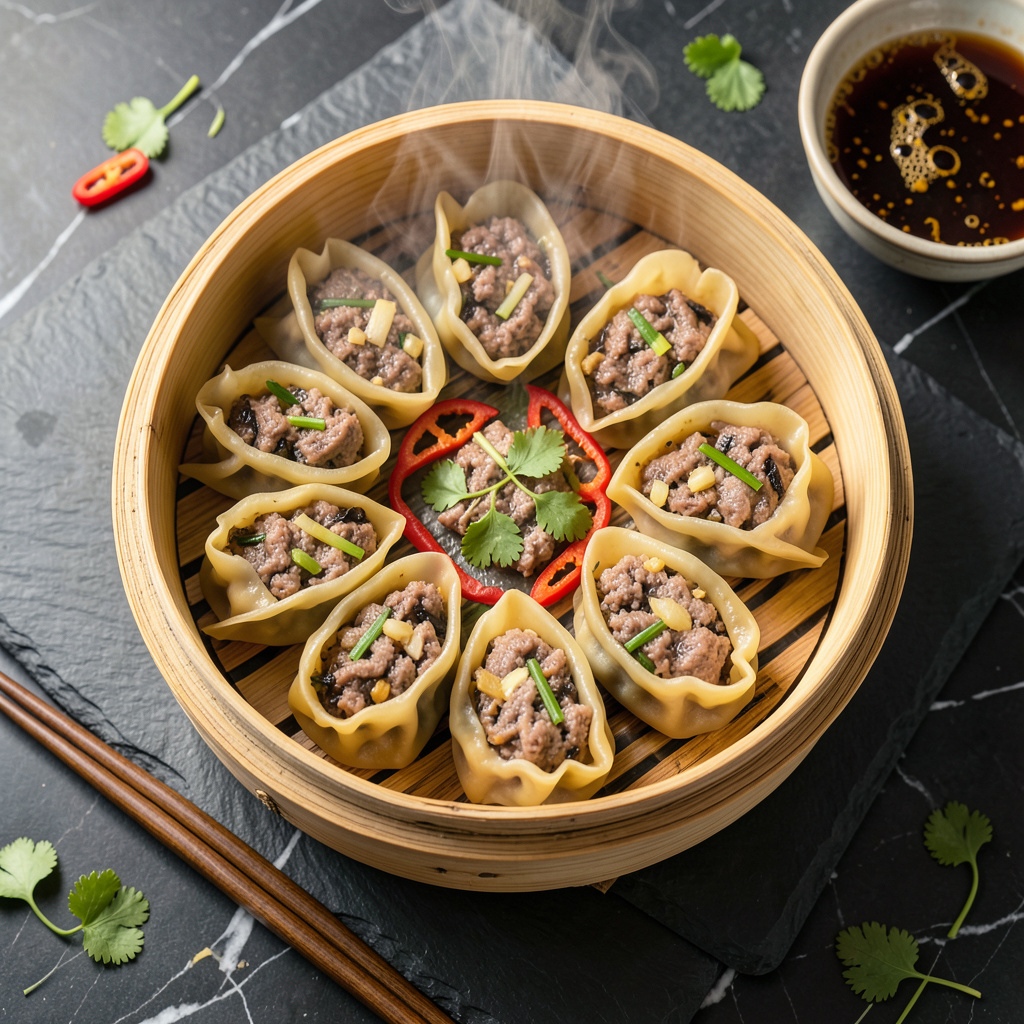 Pork Shu Mai Recipe: Juicy Dumplings With Crispy Golden Bottoms - Drool ...