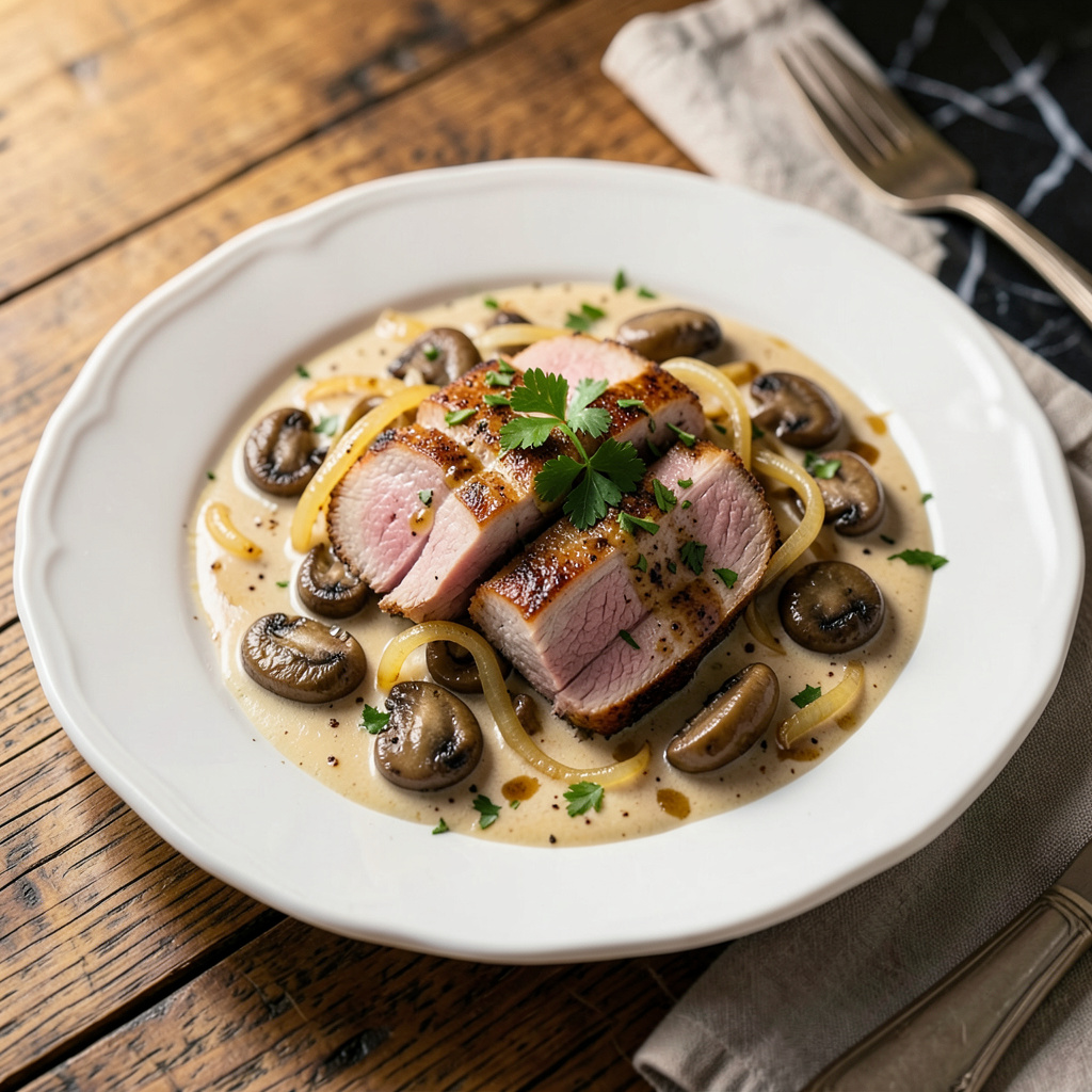 Pork Stroganoff Recipe: Creamy Mushroom Sauce Over Tender Pork - Drool ...