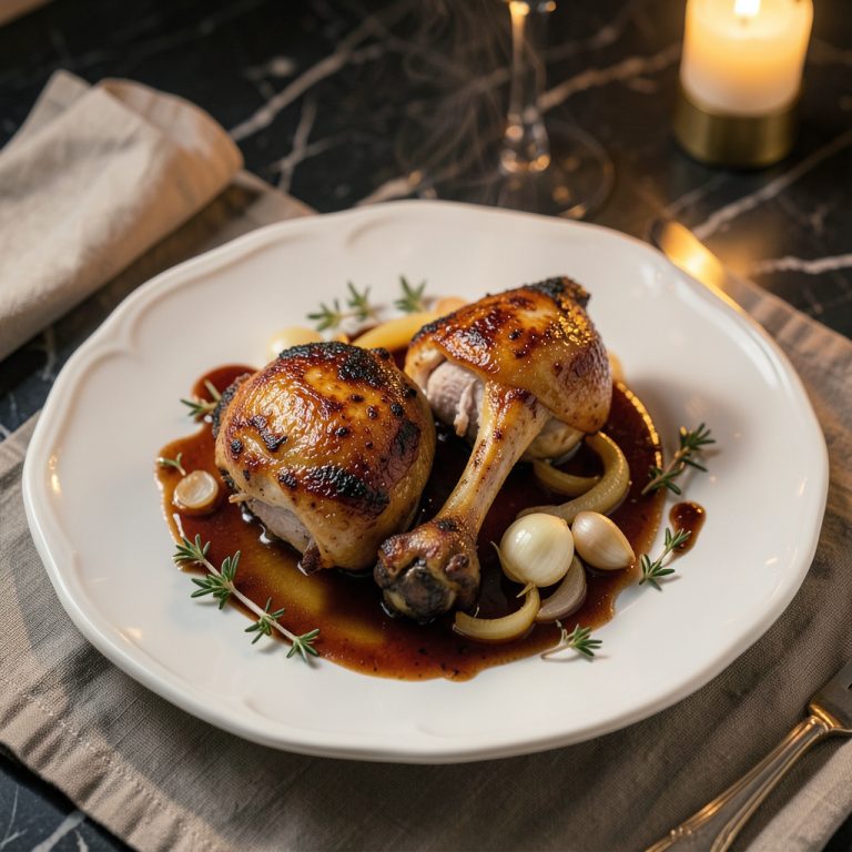 Romantic Chicken Recipe: Wine-Braised Elegance for Two - Drool Recipes