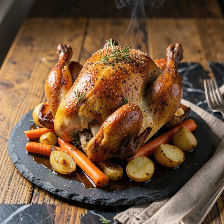 Rotisserie-Style Chicken Recipe: Juicy Meat With Crispy Golden Skin ...