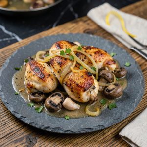 Russian Chicken Recipe: Creamy Mushroom Sauce With Tender Bites - Drool ...