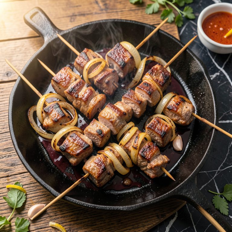 Russian Pork Shashlik Recipe: Juicy Skewers With Smoky Charcoal Flavor ...