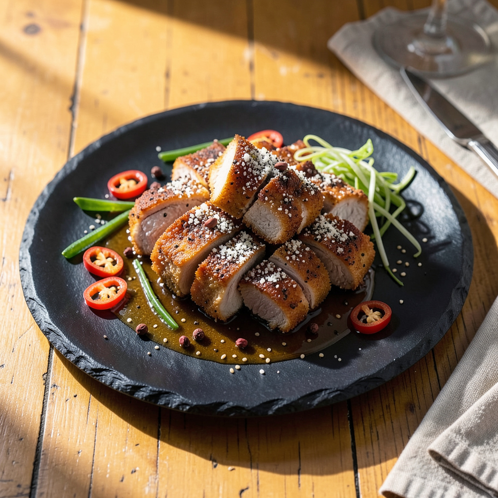 Salt and Pepper Pork Recipe: Crispy Bites With Bold Spice Crust - Drool ...