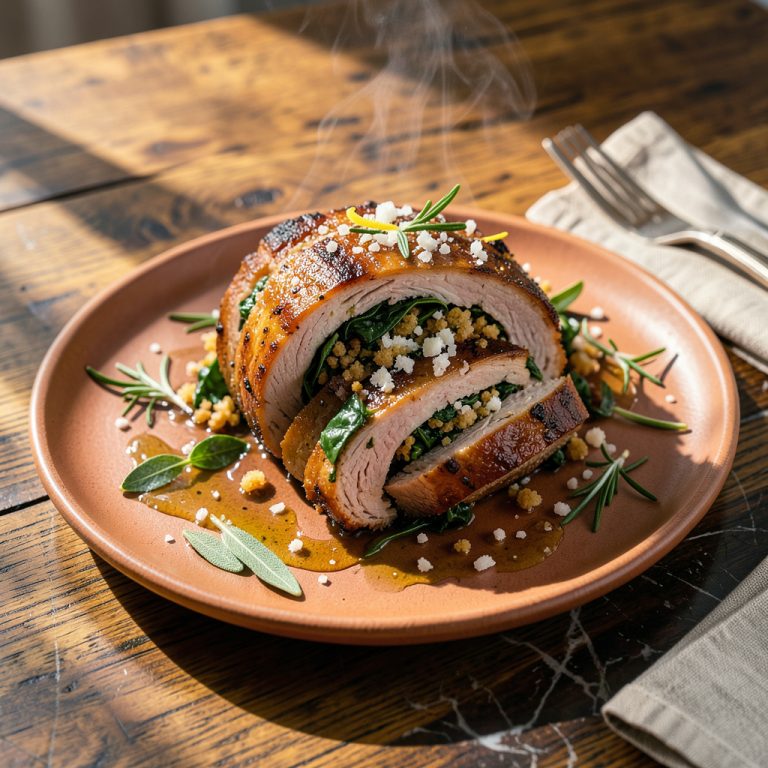 Stuffed Pork Loin Recipe: Juicy Center with Herb-Crusted Perfection ...
