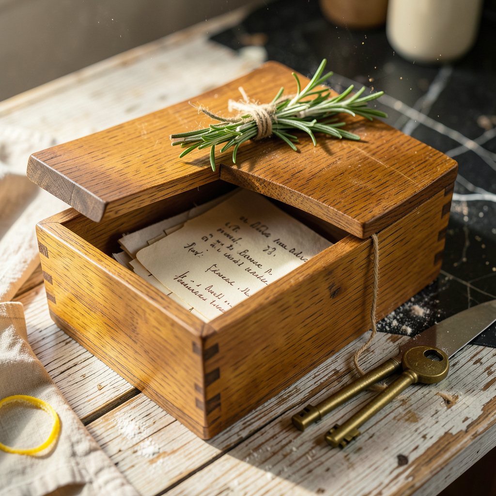 Wooden Recipe Box: Handcrafted Designs and Best Storage Uses