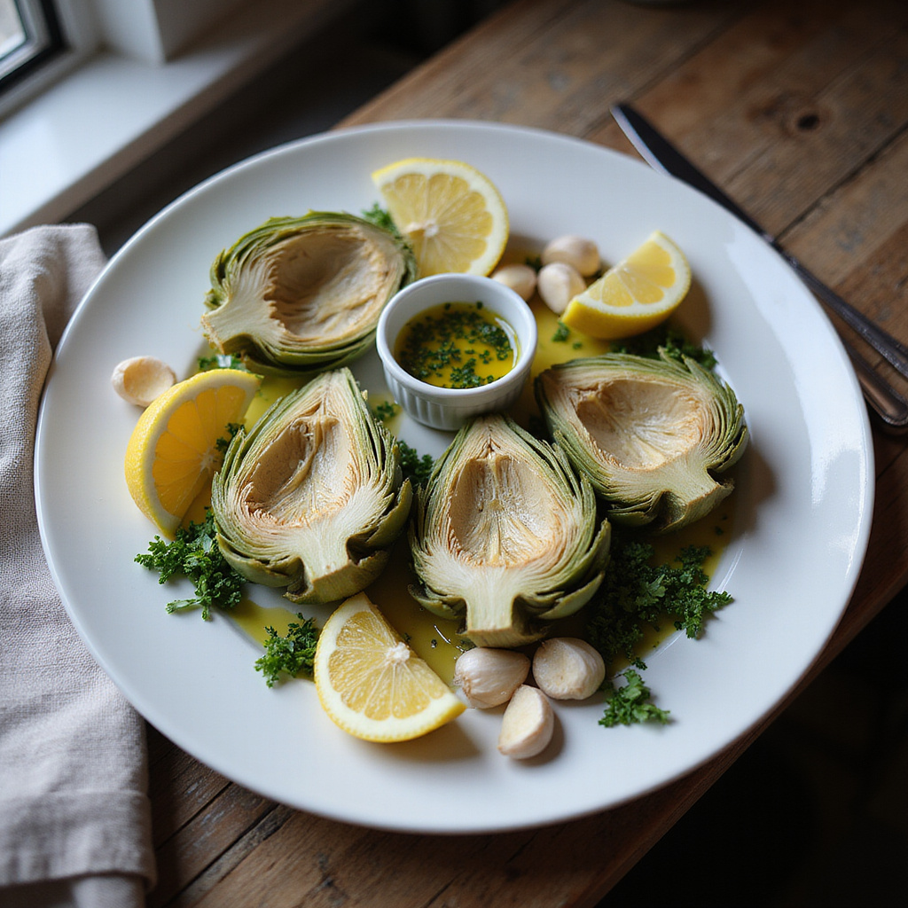 Artichoke Recipes: Tender Hearts With Lemon Garlic Zing - Drool Recipes