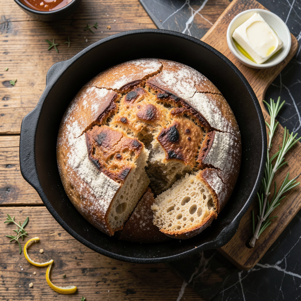 Best Dutch Oven Bread Recipe With Yeast: Artisan Crust and Airy Crumb ...