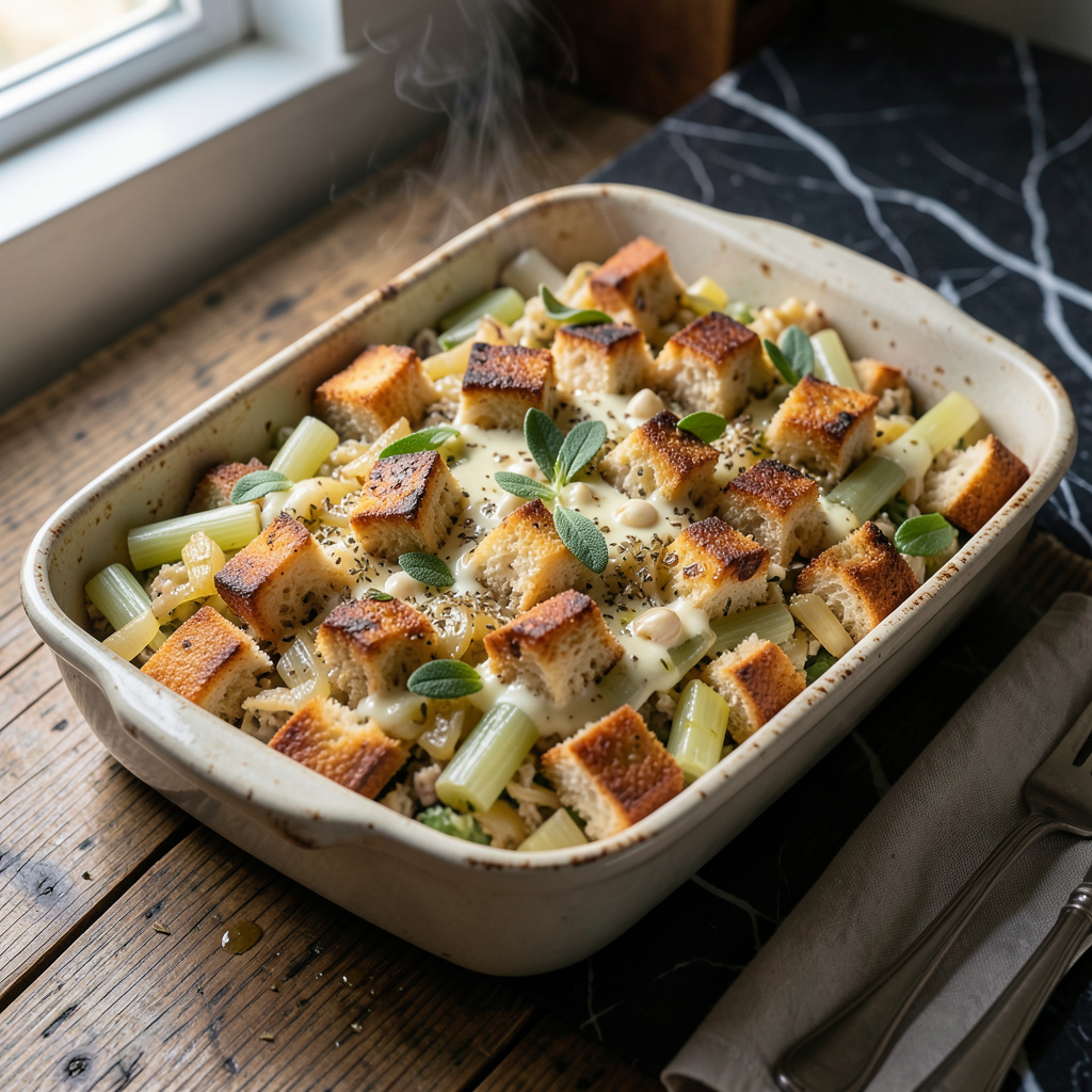 Best Thanksgiving Stuffing Recipe Ever: Herb-Infused Golden Crust ...