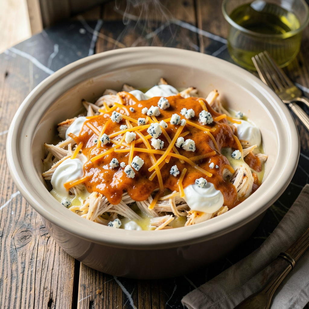 Buffalo Chicken Dip Recipe Crock Pot Franks: Spicy Kick for Game Day ...