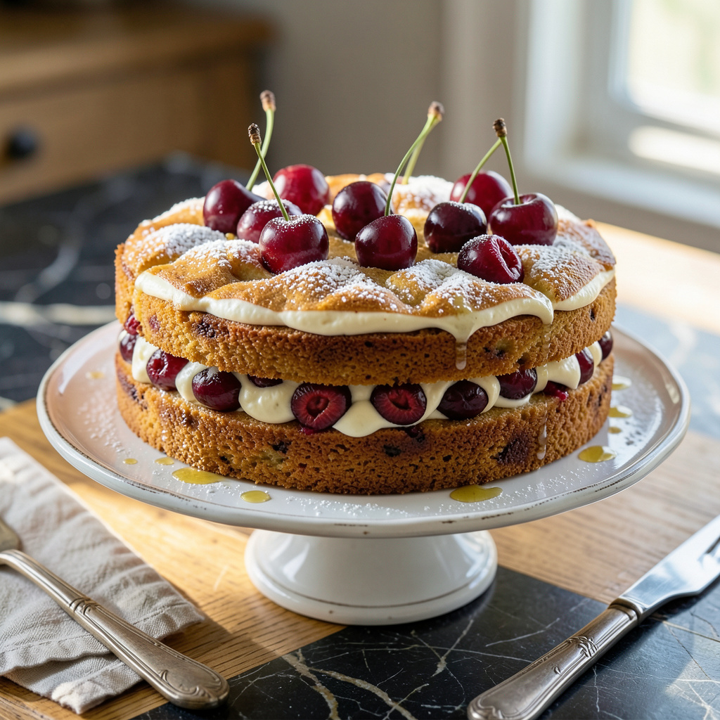 Cherry Cake Recipe Fresh Cherries: Bursting With Summer Sweetness ...