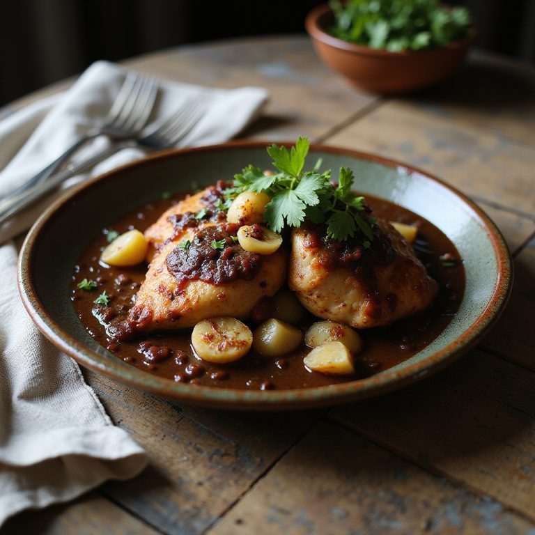 Chicken Mole Recipe With Pre-Made Mole Sauce: Deep Flavor in Half the ...