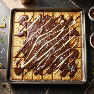 Chocolate Bark Recipe Saltine Crackers: Sweet and Salty Holiday Crunch ...