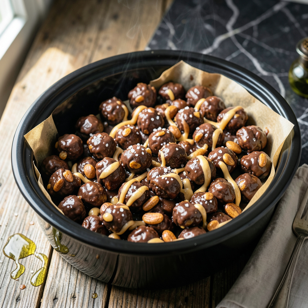Chocolate Peanut Clusters Recipe Crock Pot: No-Bake Sweet and Salty ...