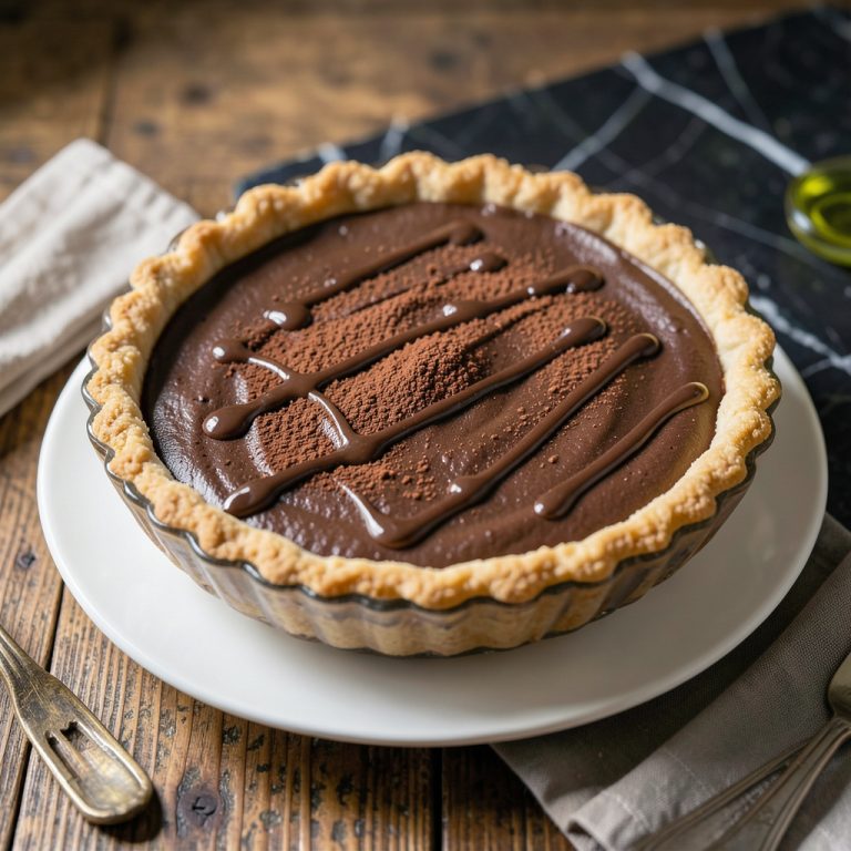 Chocolate Pie Recipe With Cocoa Powder and Condensed Milk: No-Bake ...
