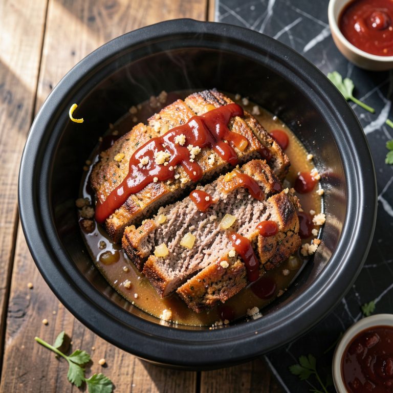 Crockpot Meatloaf Recipe With Onion Soup Mix: Hands-Off Savory Comfort ...
