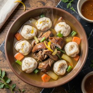 Dumpling Recipe For Chicken And Dumpling Soup: Fluffy Pillows in Savory ...