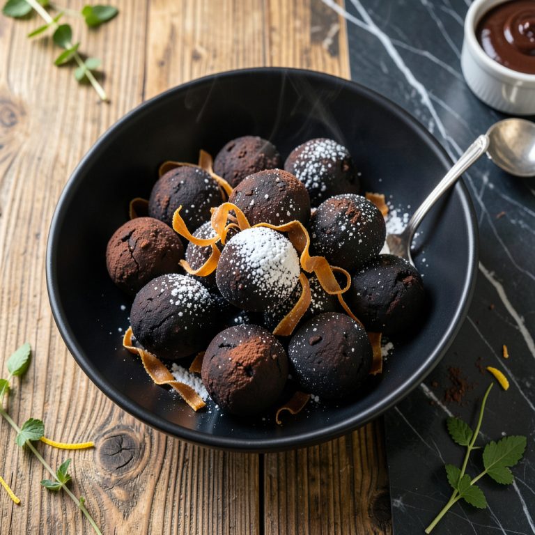 Easy Chocolate Truffles Recipe With Cocoa Powder: Velvety Bites in 20 ...