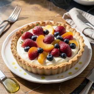 Easy Fruit Tart Recipe With Pre-Made Crust: Vibrant Freshness on a ...